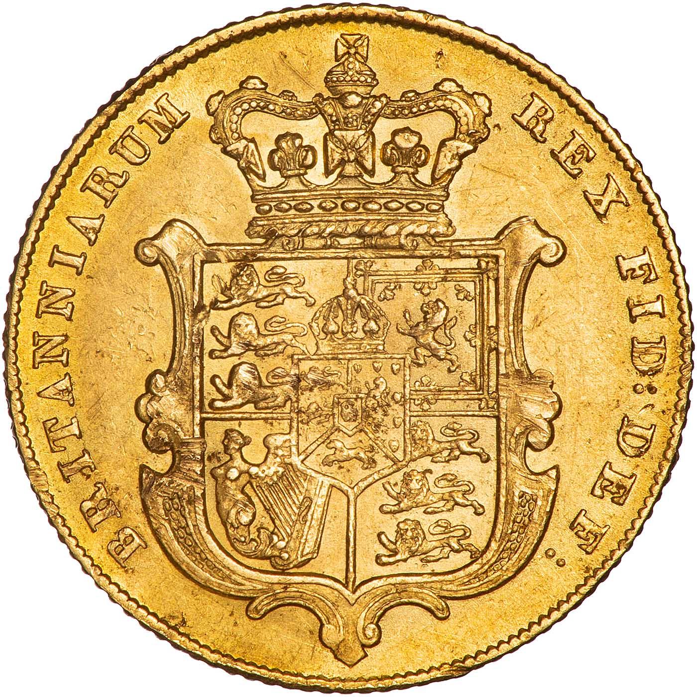 1826 Gold Sovereign George IV Bare Head Coin | Chards