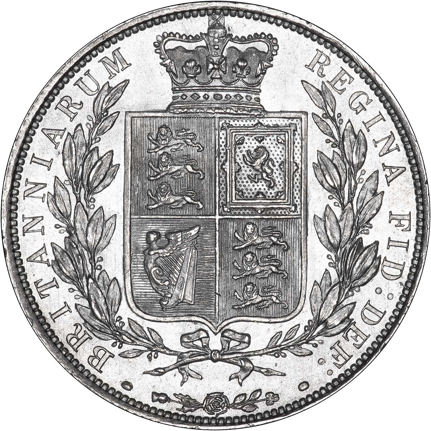 1883 Silver Victoria Young Head Half Crown | Chards
