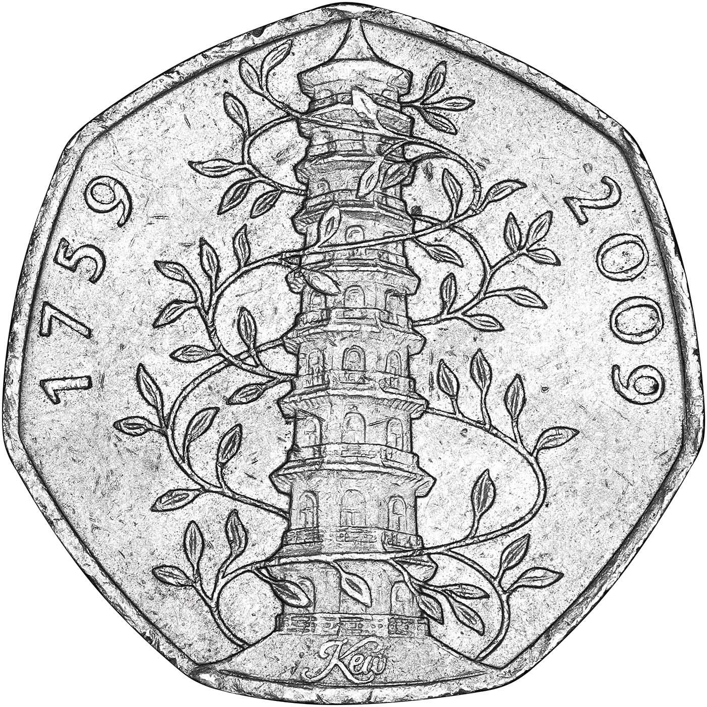 Buy 2009 Kew Gardens 50p Coin | Chards - £170.00