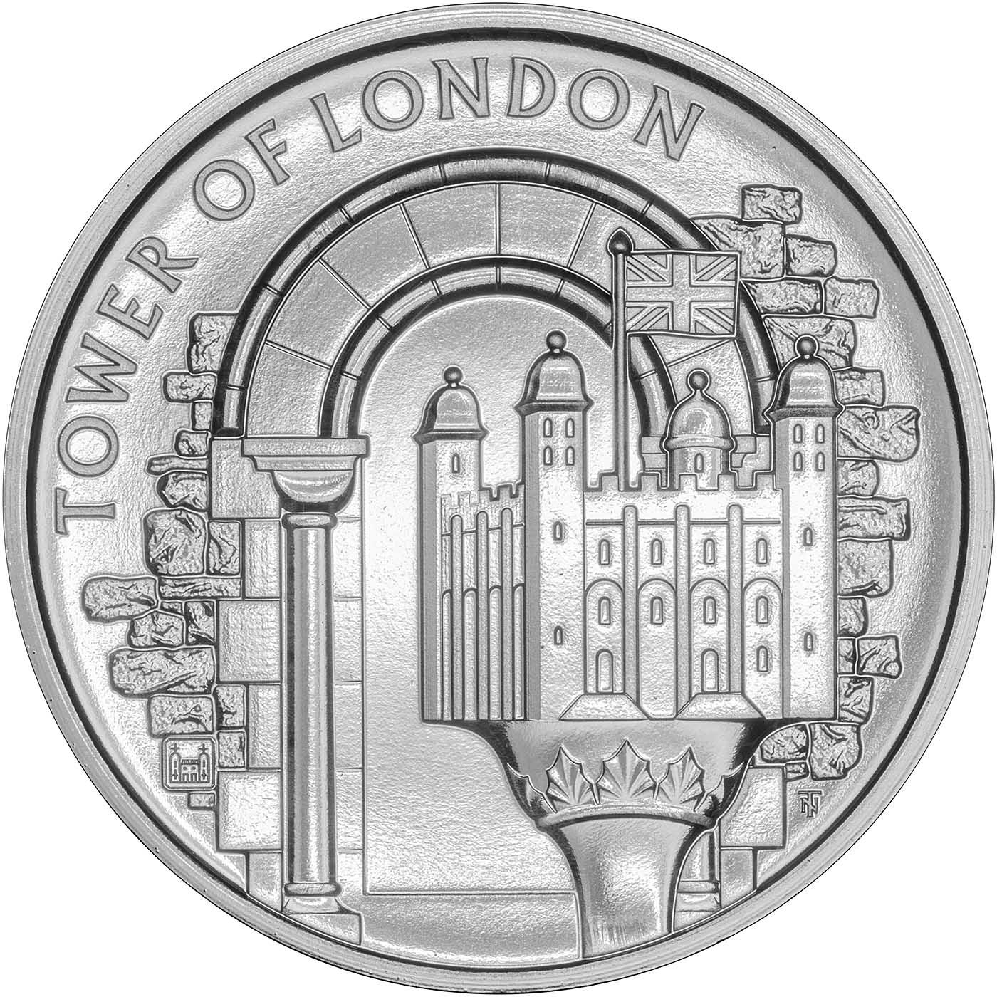 2020 White Tower of London £5 B.U. Coins | Chards