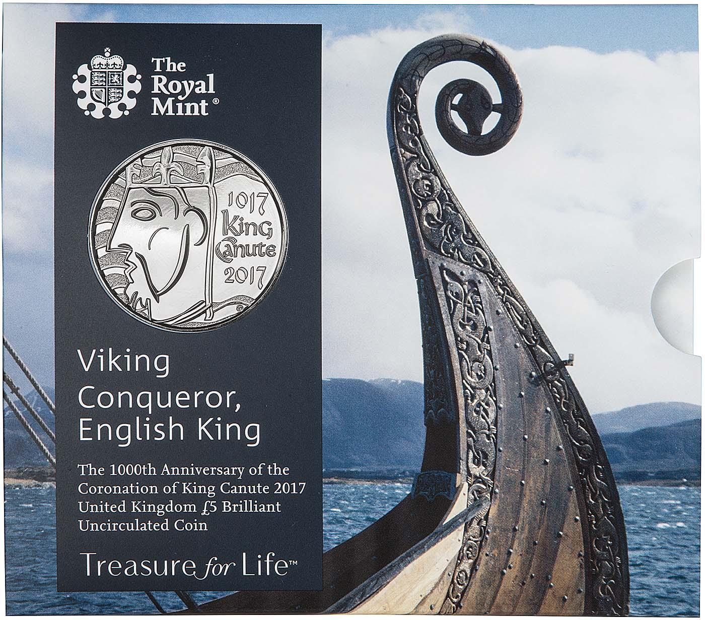 Buy a 2017 King Canute £5 / Crown BU | Chard - £11.95