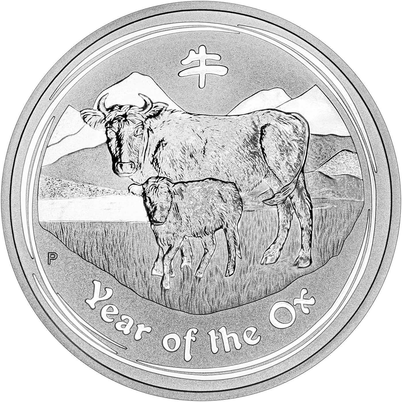 2009 Silver Ox Lunar 1 oz Bullion Coin Perth Mint l Chards