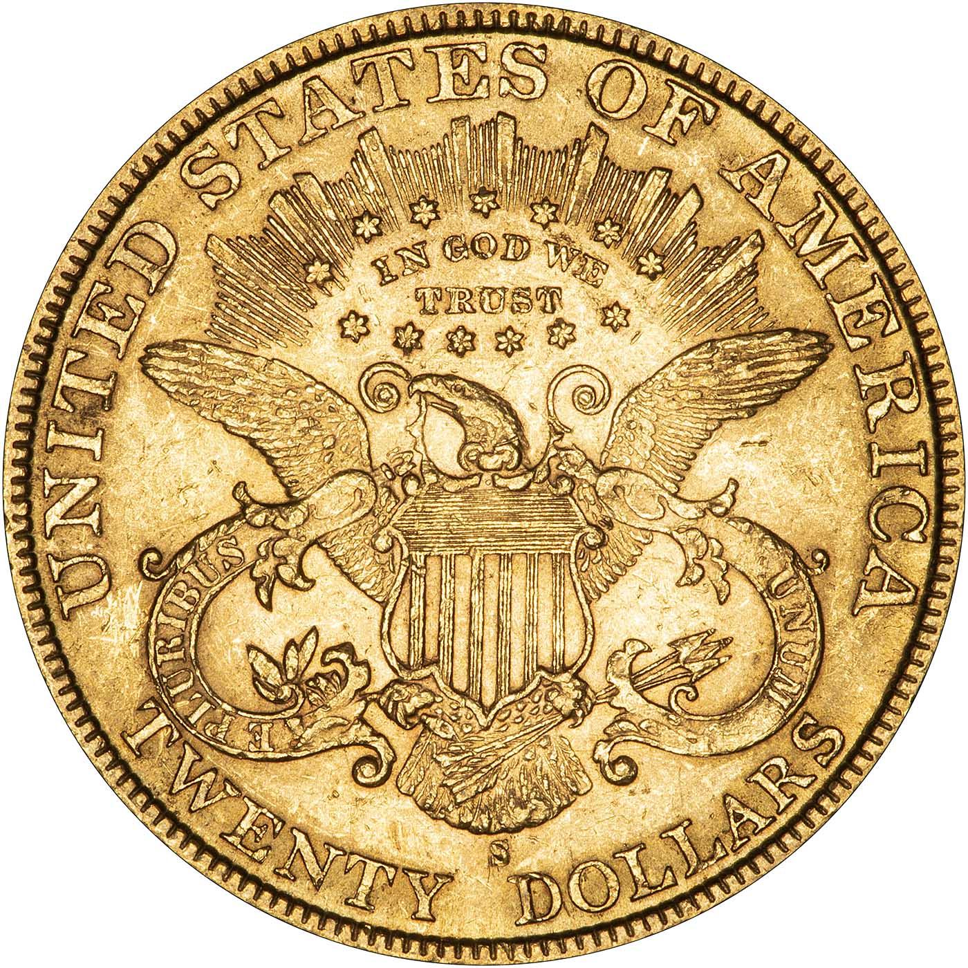 Buy 1888 Gold Double Eagle Coronet Liberty $20 Coin | Chards