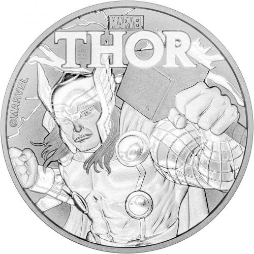 2018 Thor Silver 1oz Coin Marvel Coin | Chards
