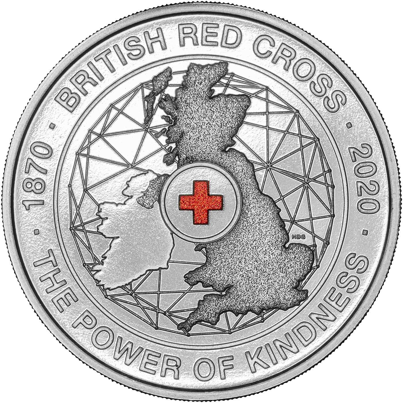 2020 British Red Cross 150th Anniversary BU £5 Coin | Chards