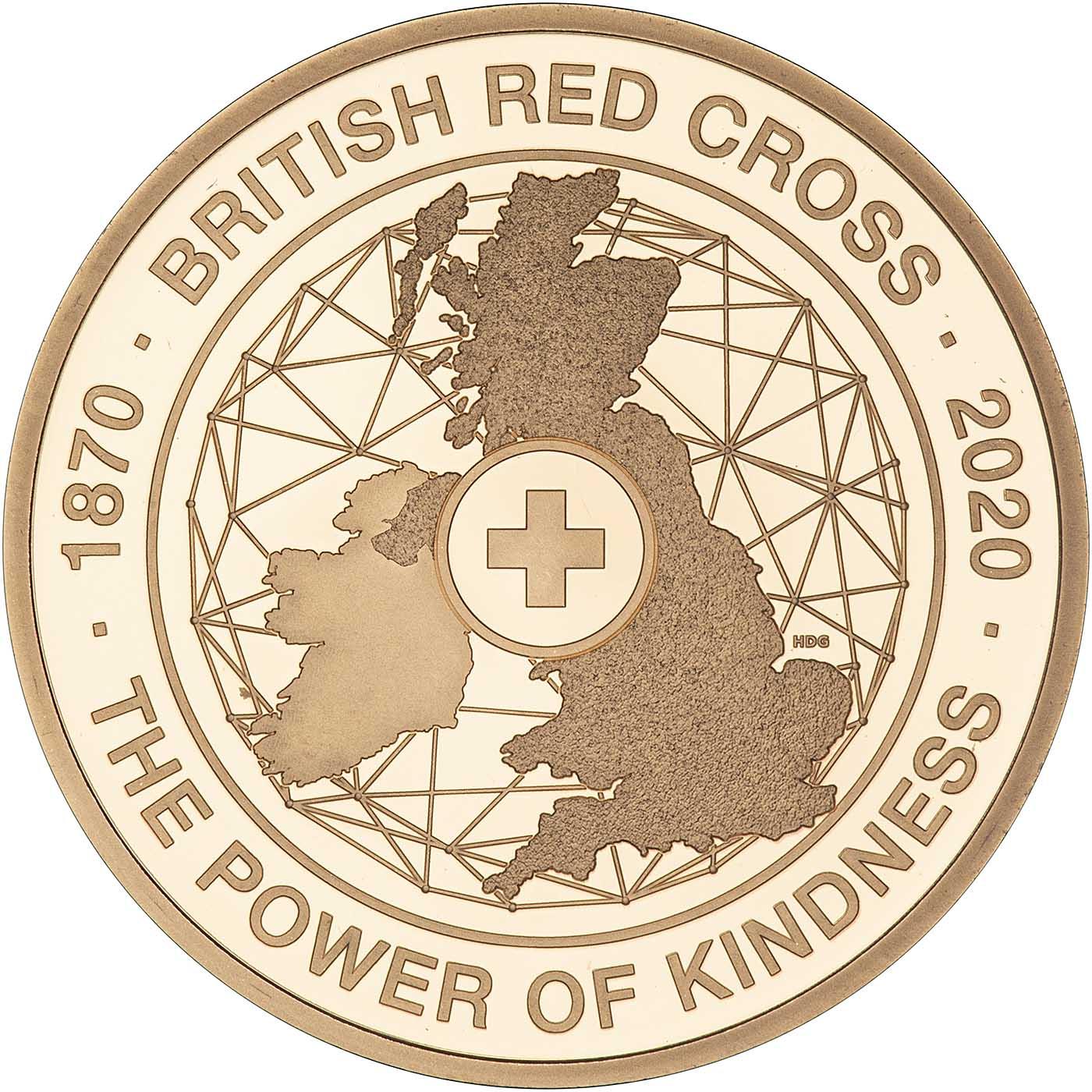 2020 Red Cross 150th Anniversary Gold Proof £5 Coin | Chards