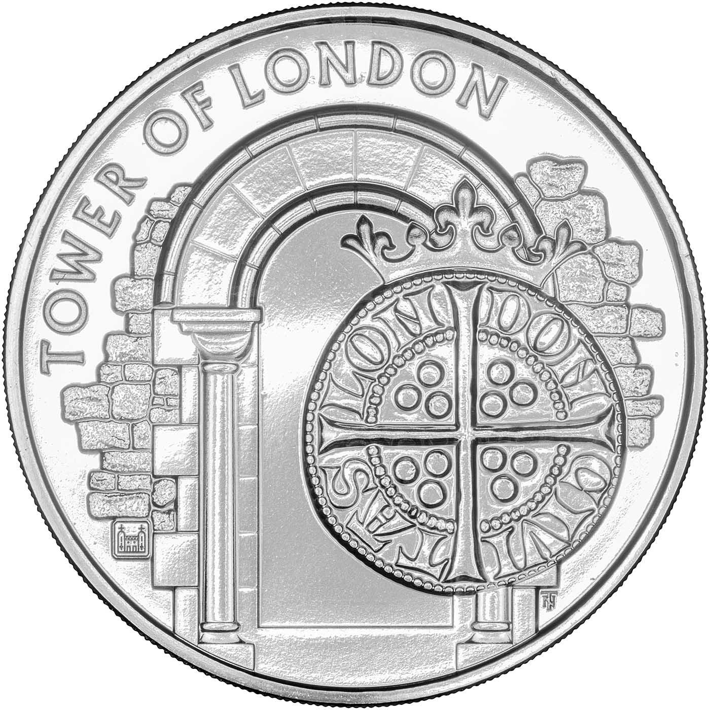 2020 Coins and Kings - Tower of London BU £5 Coin | Chards