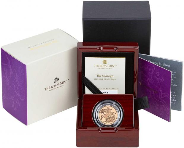 2021 Gold Sovereign Proof Coin | Chards - £580.00
