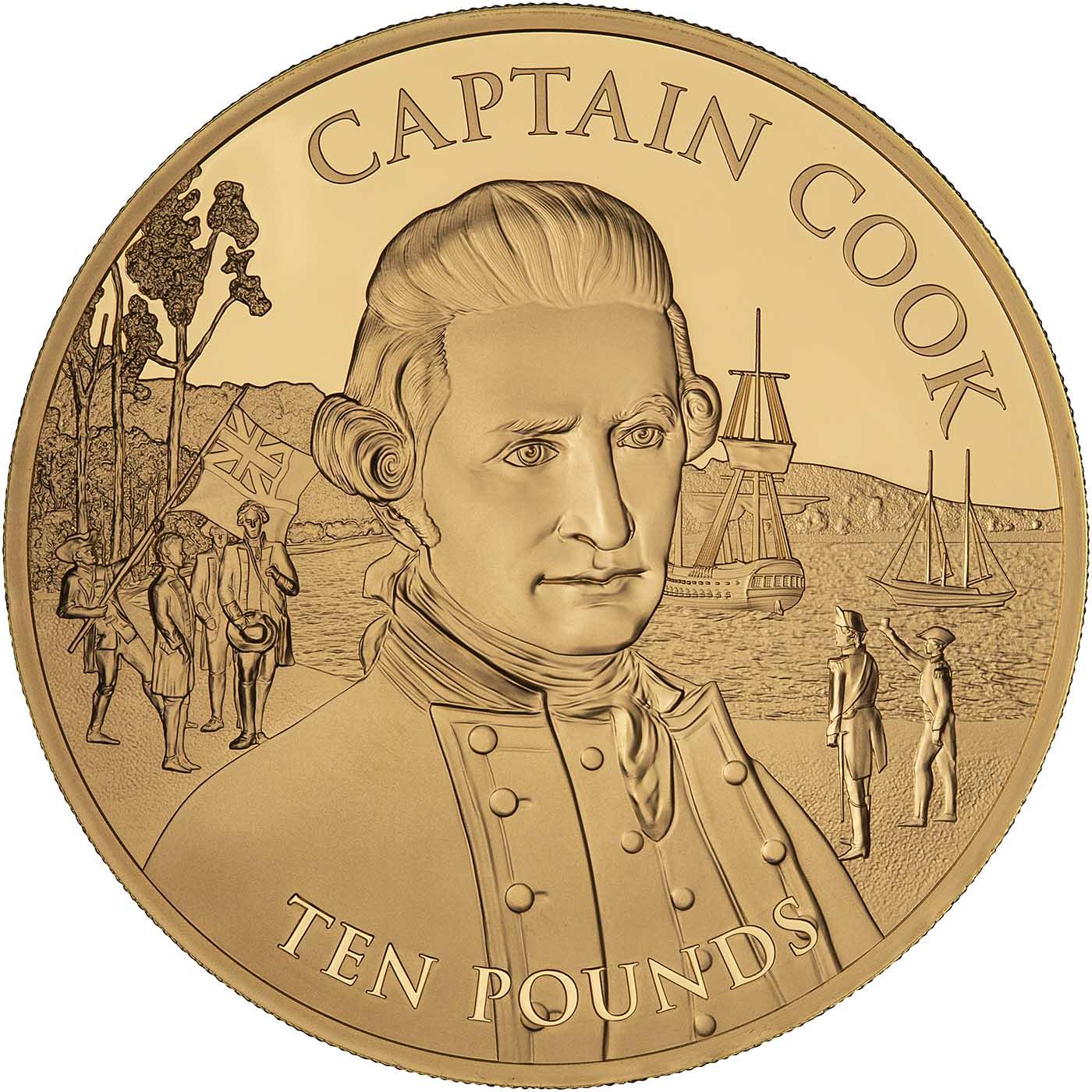 2020 Gold Proof 5oz Coin Captain Cook | Chard - £7,597.63