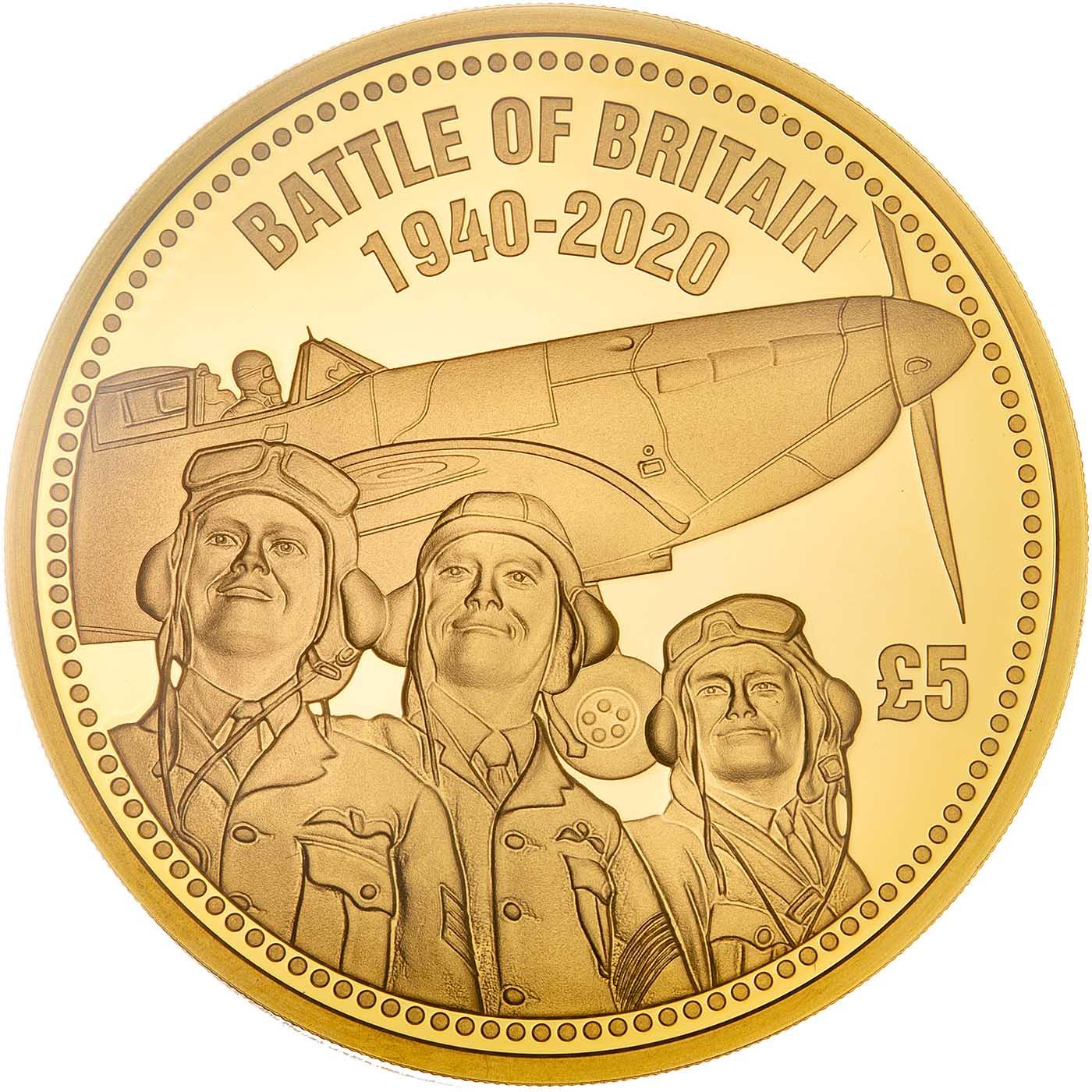 2020 Battle of Britain 80th Anniversary Gold Proof £5 Coin
