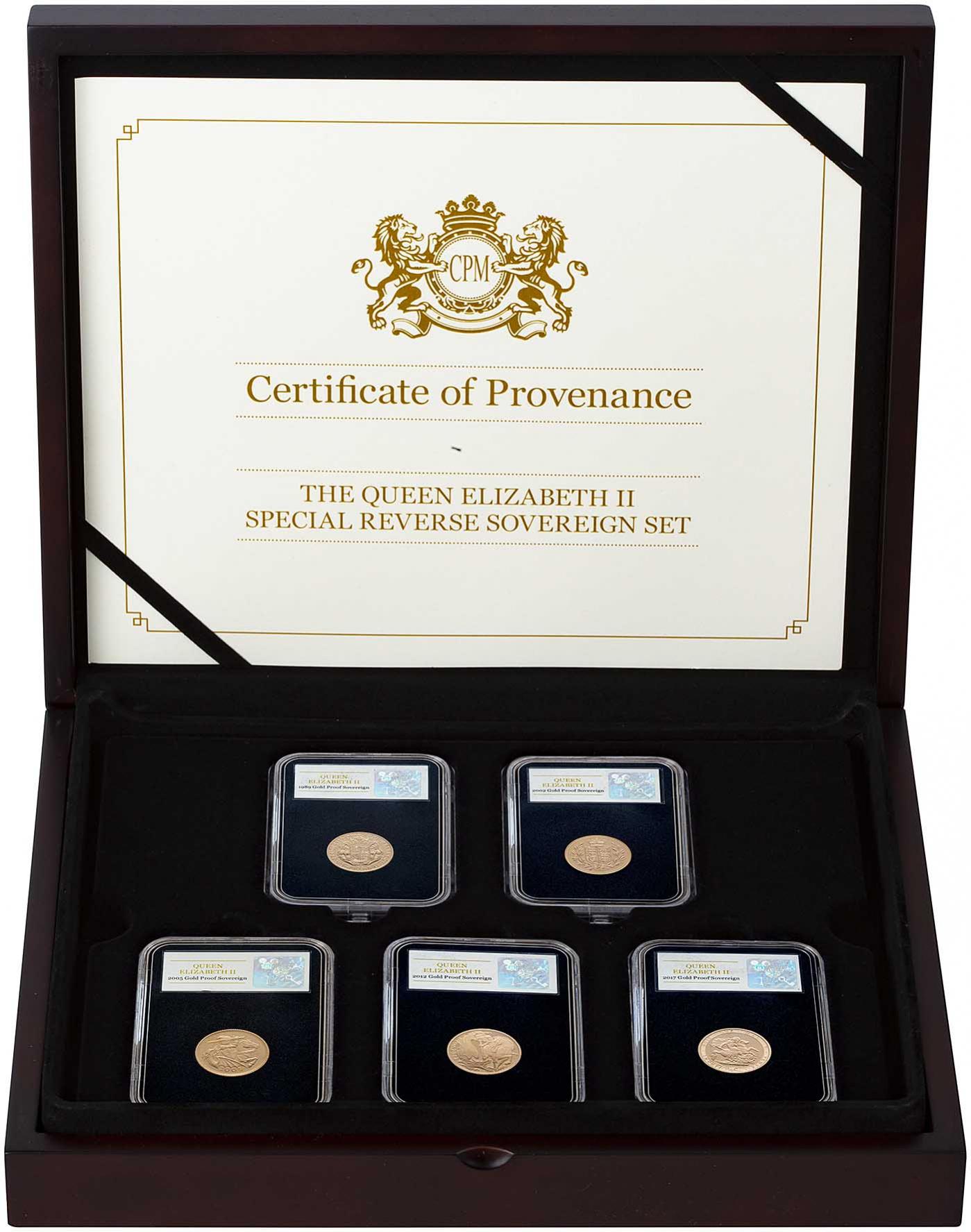 Gold Sovereign Set Special Reverses | Chards - £5,895.00