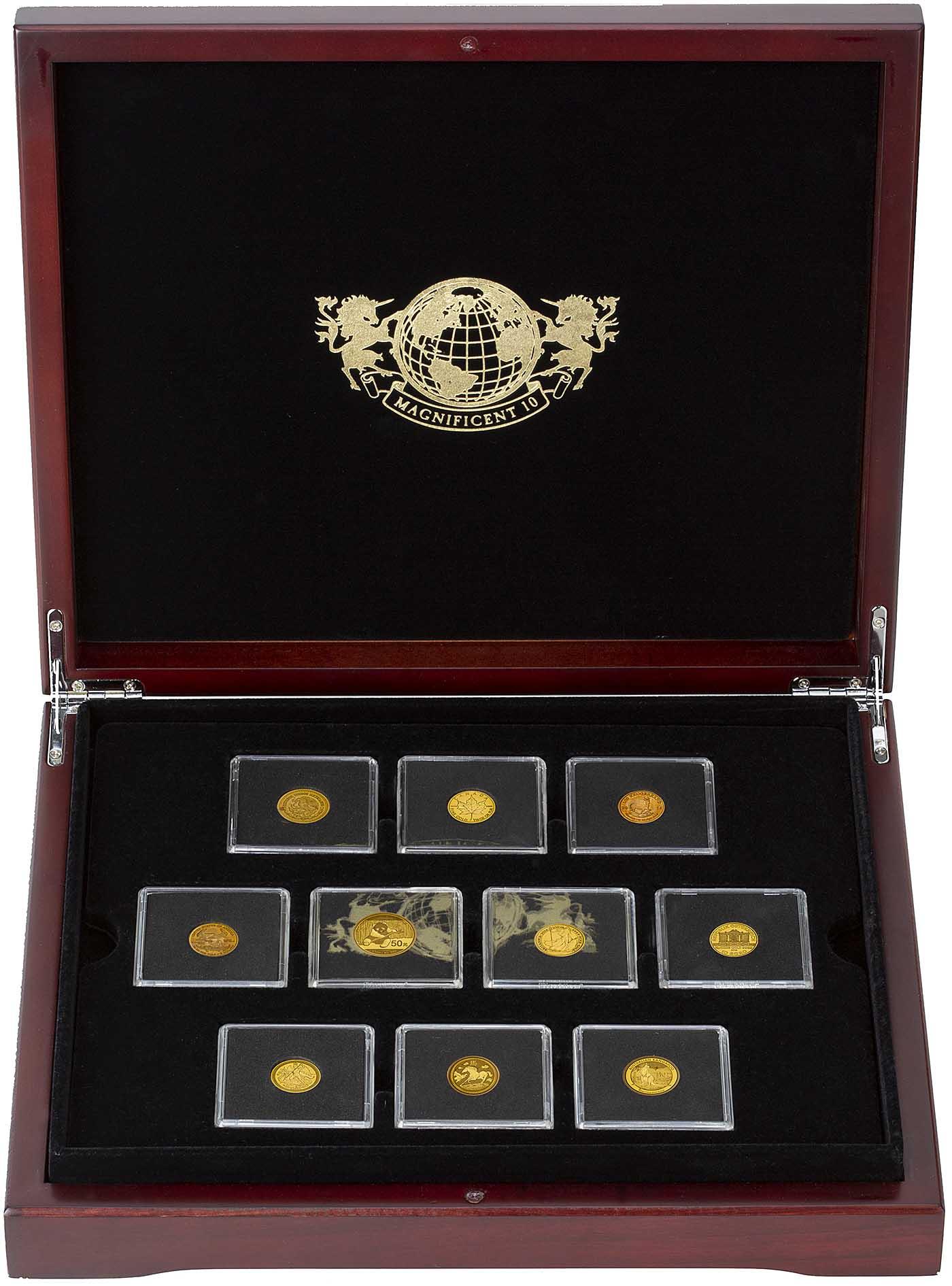 2014 Gold 1/10 oz The Magnificent Ten Coin Set | Chards