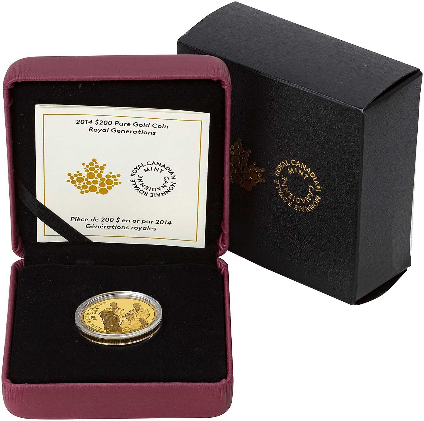 2014 Gold Proof Royal Generations Coin | Chards