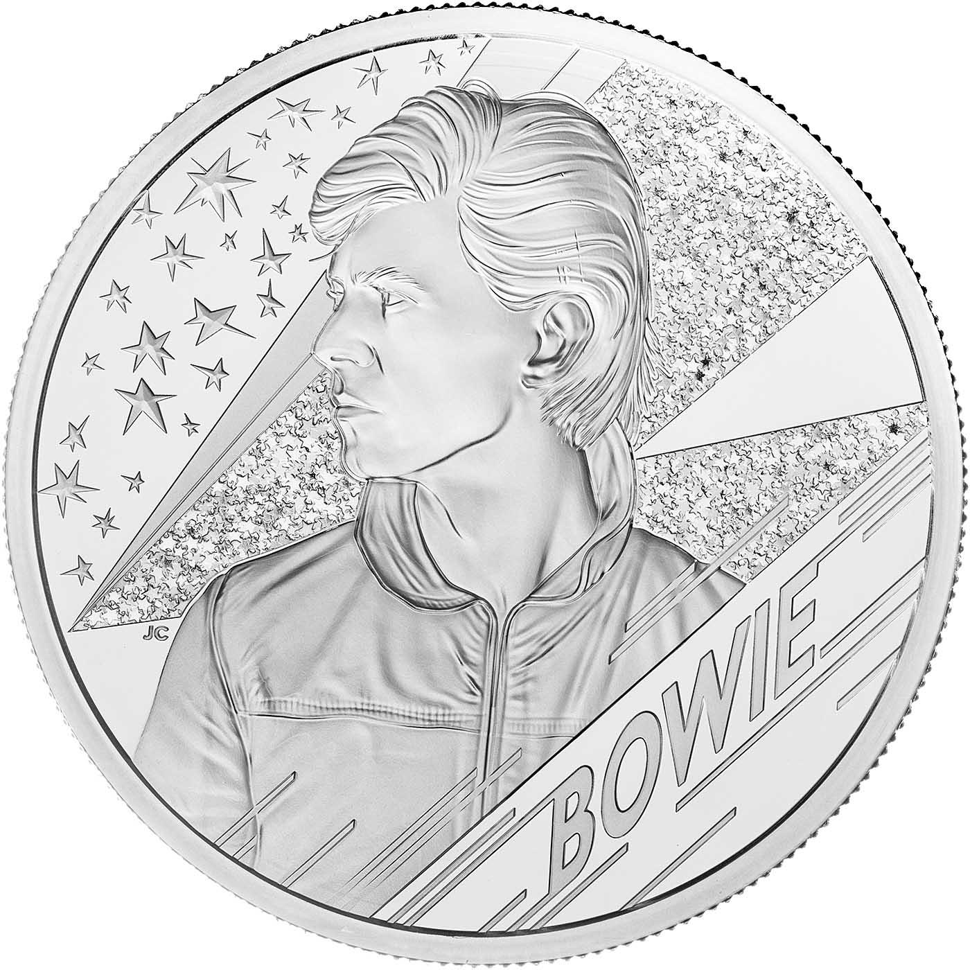 2020 David Bowie Two Ounce Silver Proof Coin | Chards