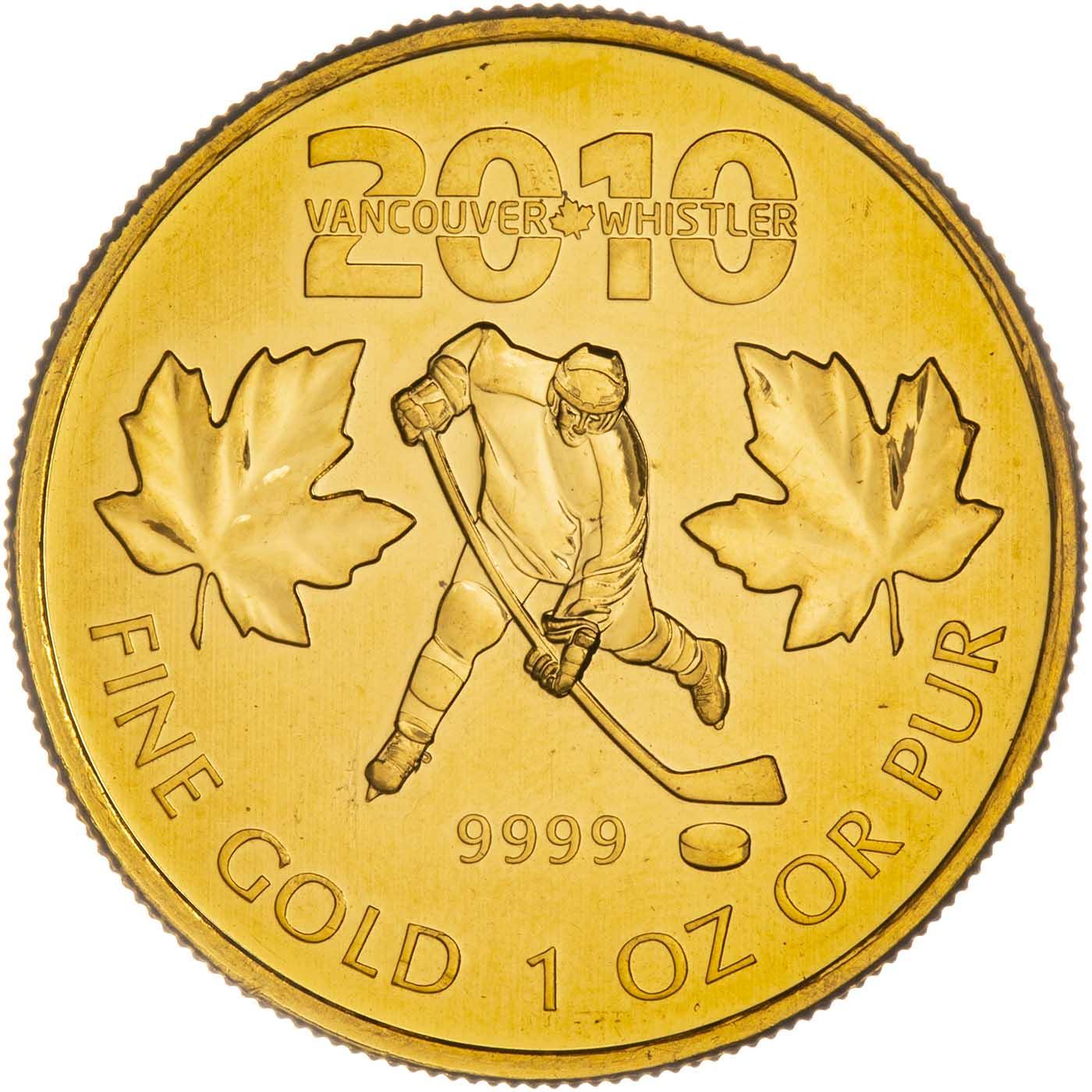 2010 Gold 1 oz Maple Vancouver Olympics Coin | Chards