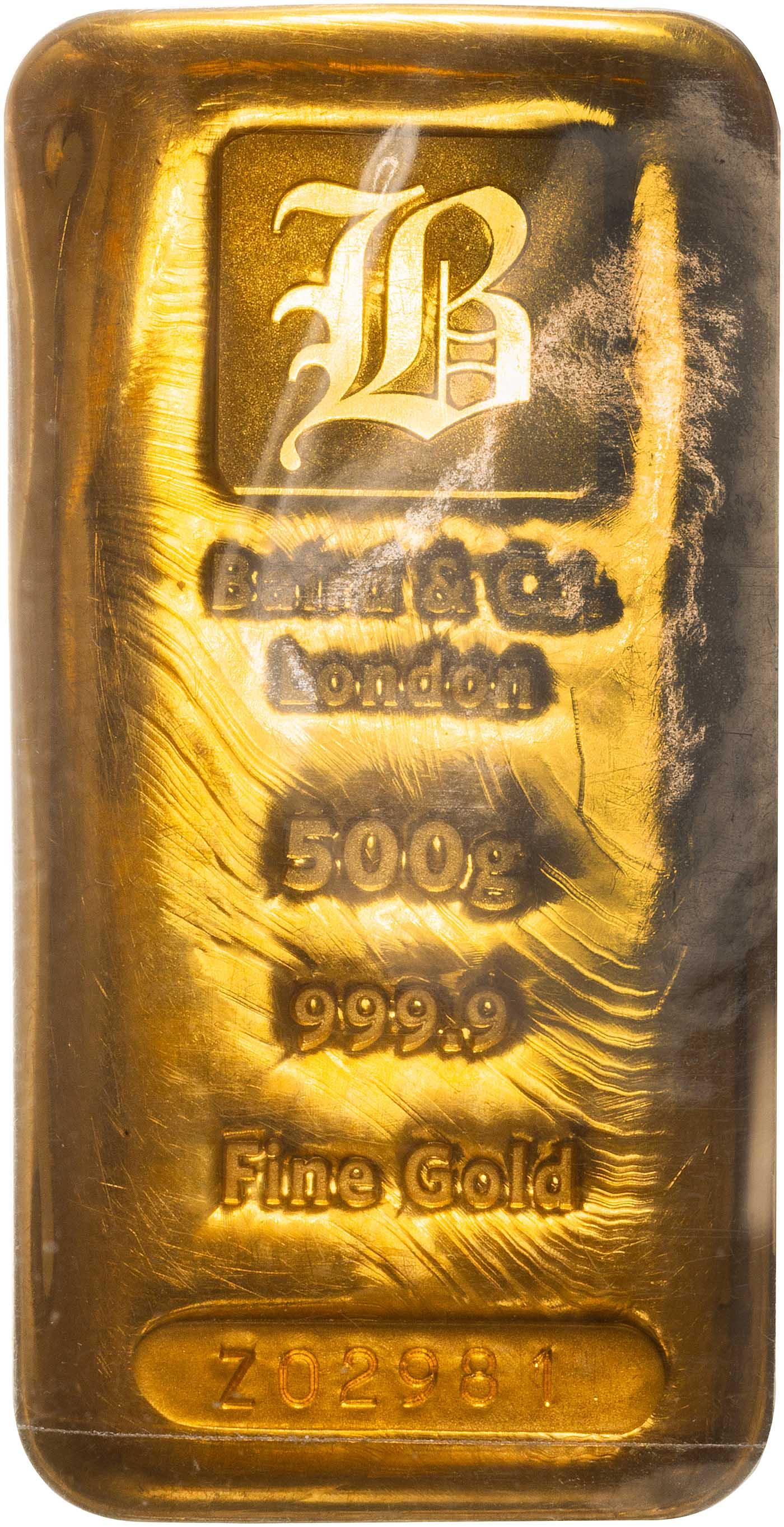 Pre-Owned 500 Gram Gold Bullion Bar | Chards - £34,944.90