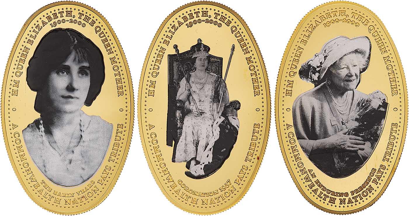 2000 Gold Proof 10,000 Kwacha Queen Mother Coin set | Chards