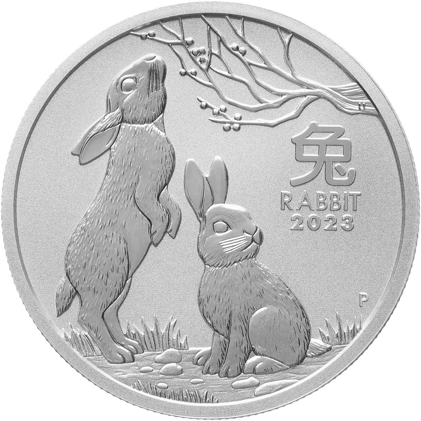 2023 Lunar Rabbit Half Ounce Silver Coin | Chards
