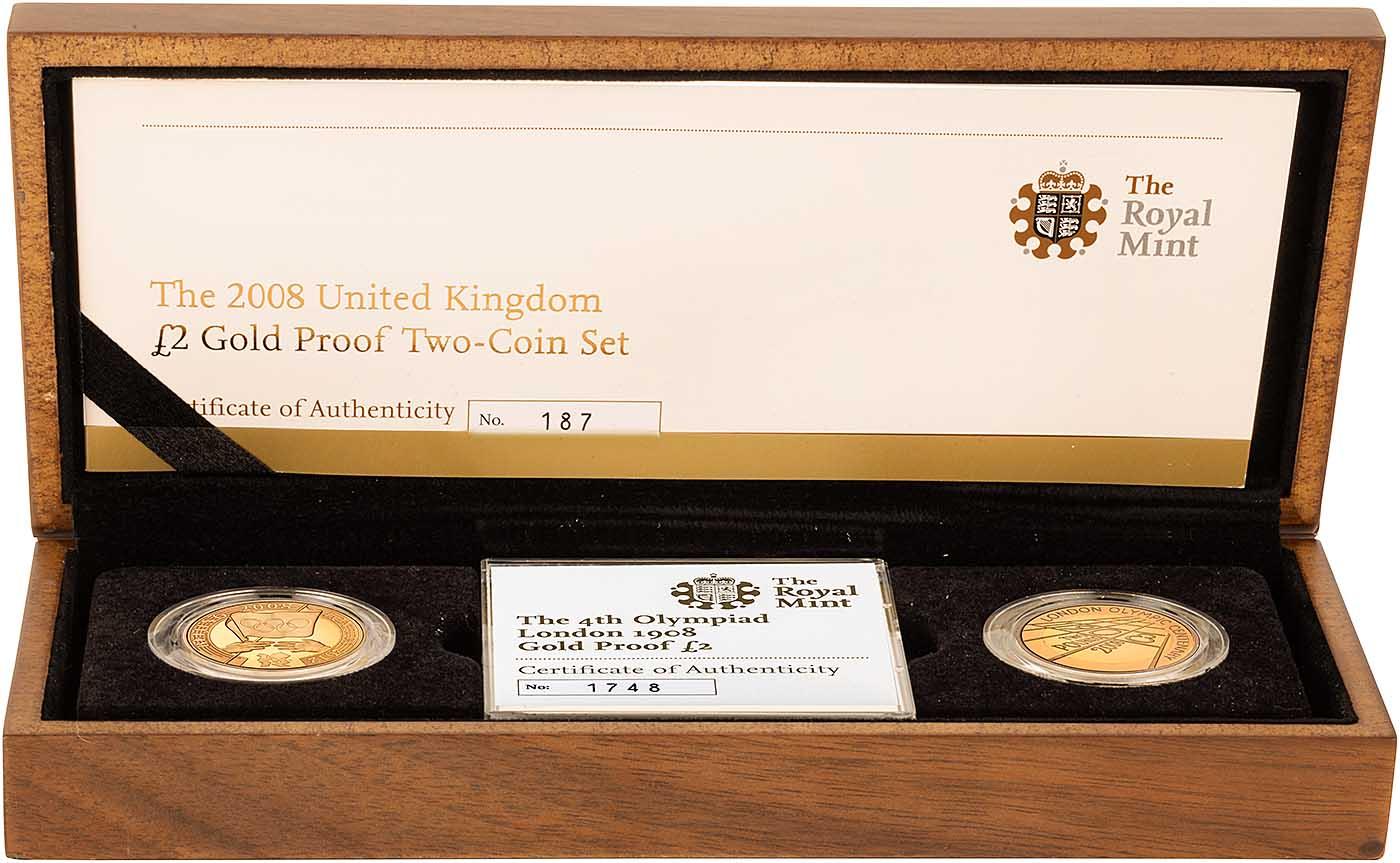 2008 Olympics Games Gold Proof £2 Coin Set | Chards