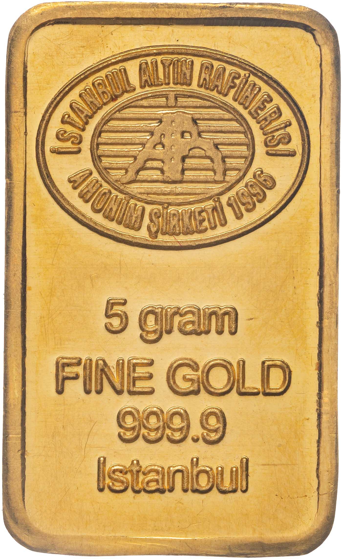Istanbul 5 Gram Gold Wafer Bar Pre-Owned | Chards