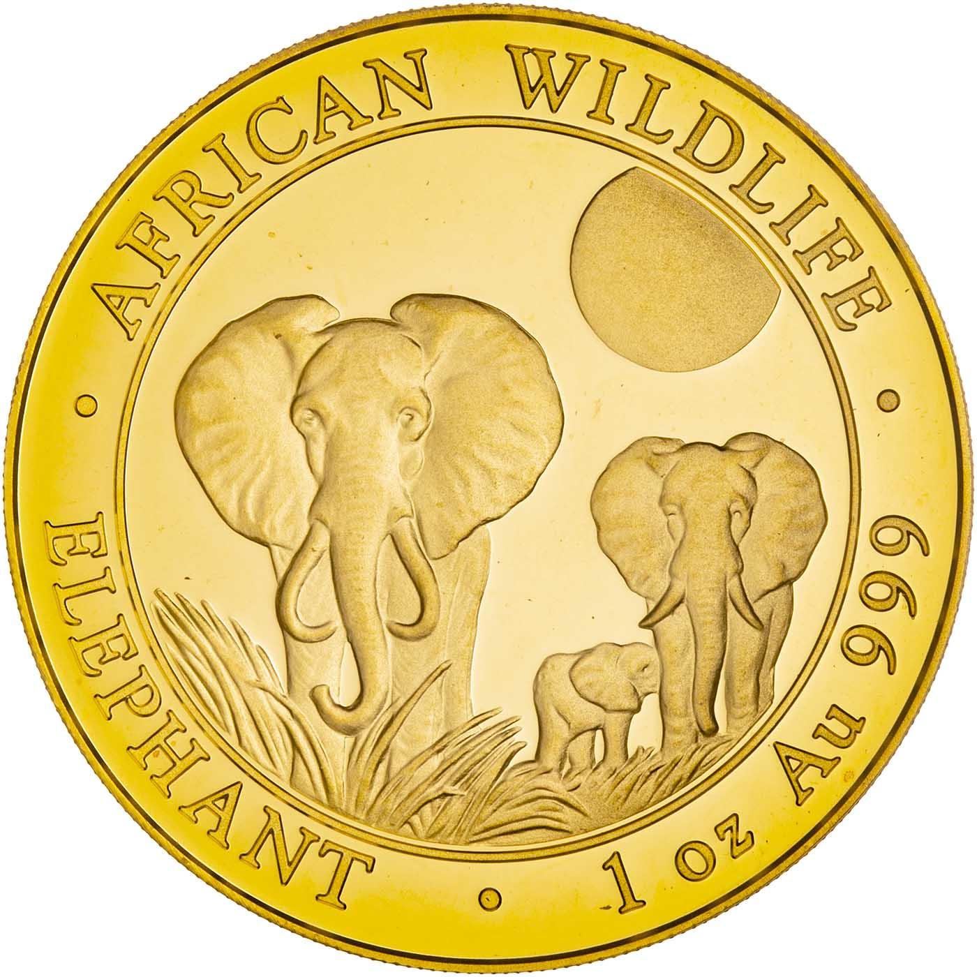 2014 Gold Proof 1oz African Wildlife - Elephant | Chards