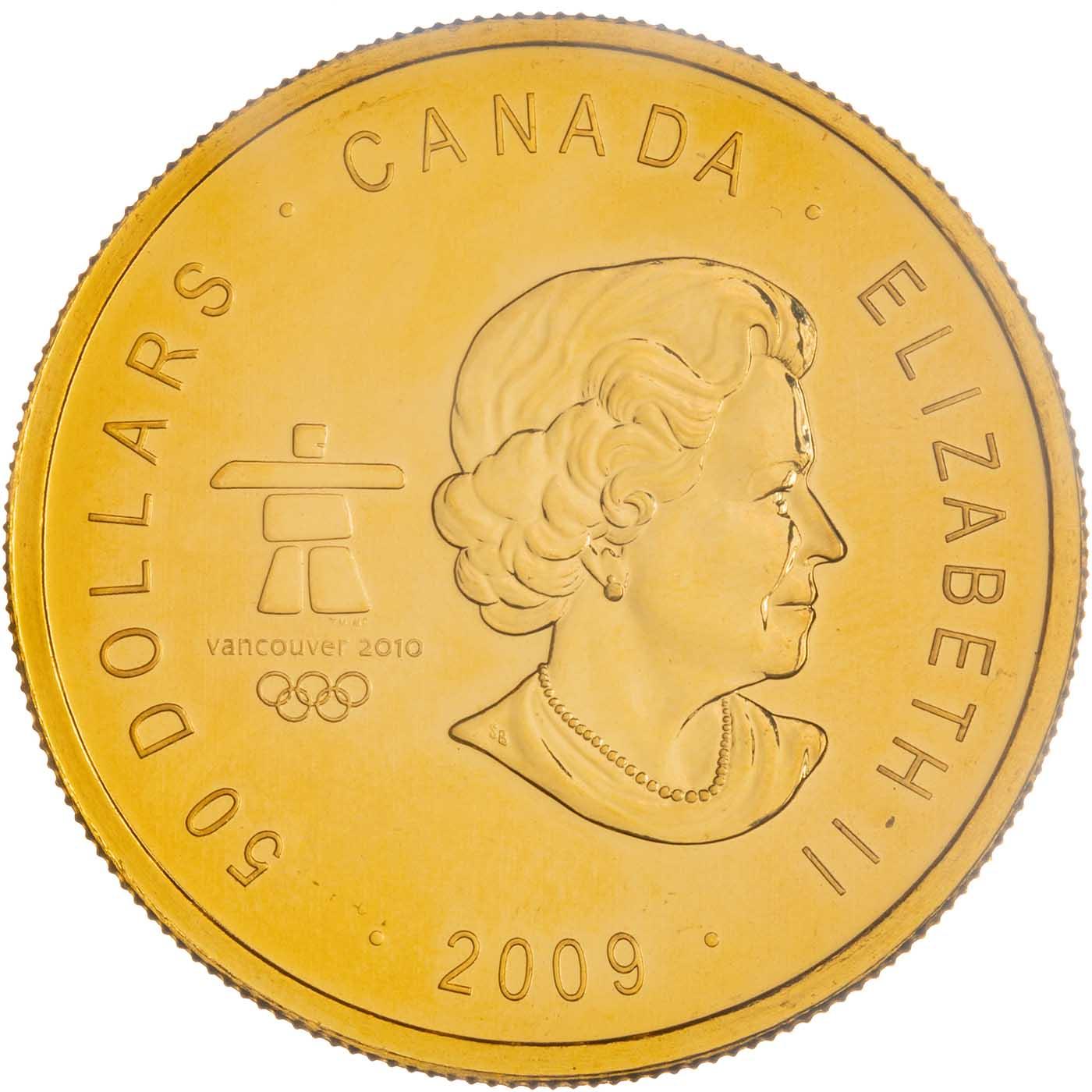 2009 1oz Gold Vancouver Olympics Bullion Grade C | Chards