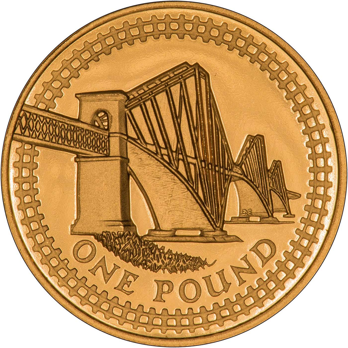 2004 Forth Rail Bridge £1 Gold Coin | Chards - £895.73