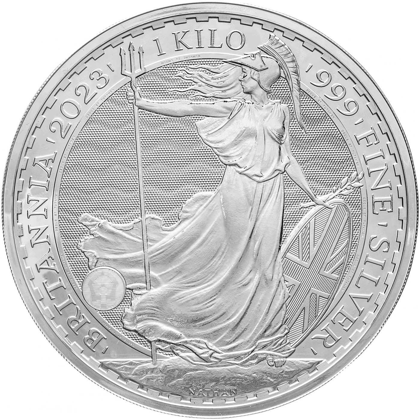 2023 KCIII 1kg Silver Britannia Bullion Coin | Chards