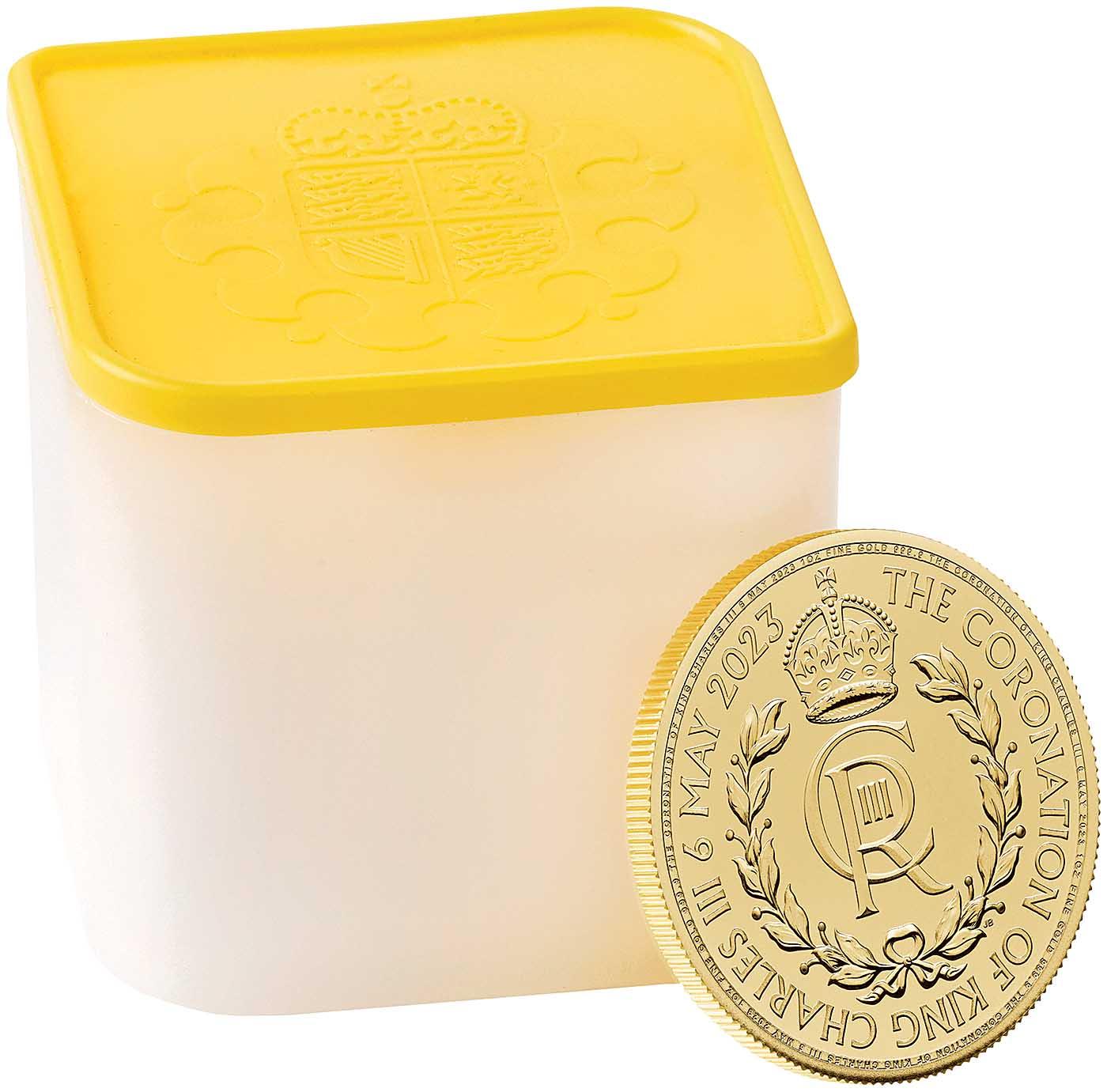 2023 Gold Coronation 1 oz KCIII Coin - 10 Coin Tube | Chards