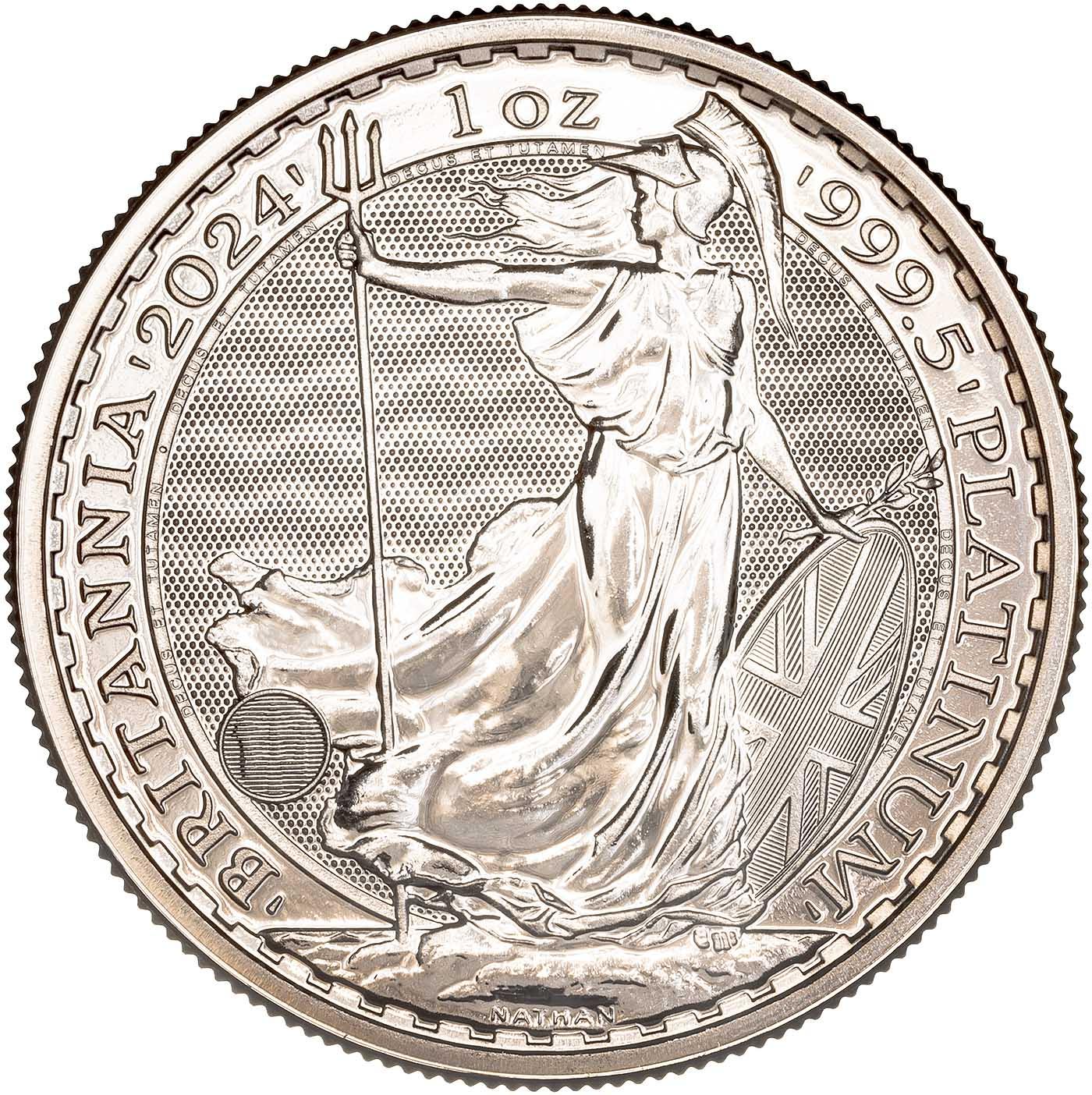2024 1 oz Platinum Britannia Coin | Chards - From £935.41