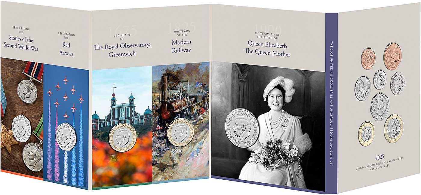 2025 Base Metal BU King Charles III Annual Coin Set | Chards