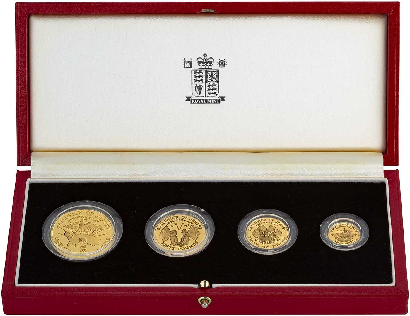1995 Gold Proof 50th Anniversary Liberation Coin Set | Chard