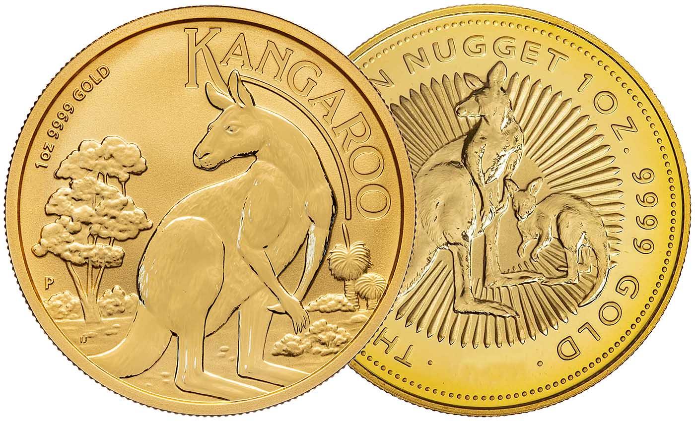Kangaroo 1oz Gold Coins Pre-Owned | Chards - From £1,908.27