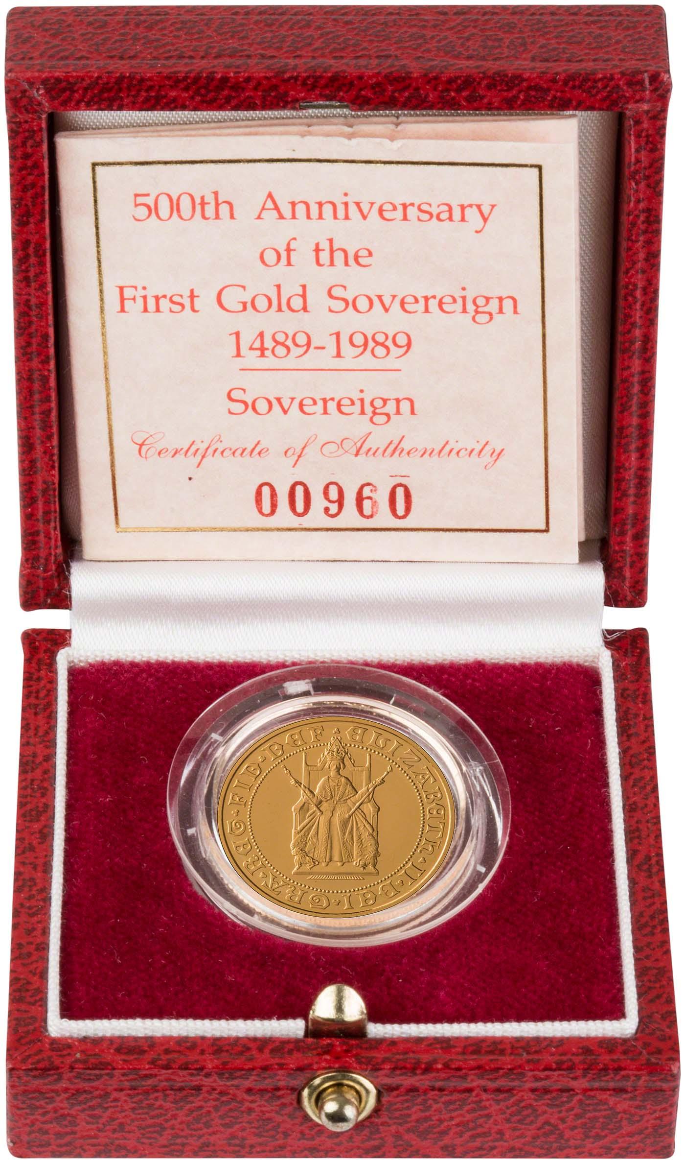 1989 Gold Sovereign Elizabeth II Proof | Chard