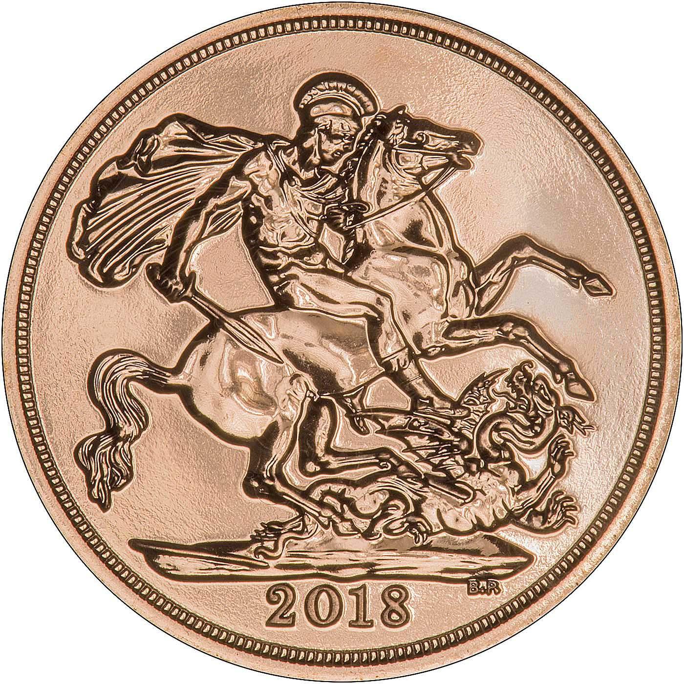 2018 Gold Sovereign UNC Coin Chards 412 53 2018 Gold Sovereign UNC Coin Chards 412 53