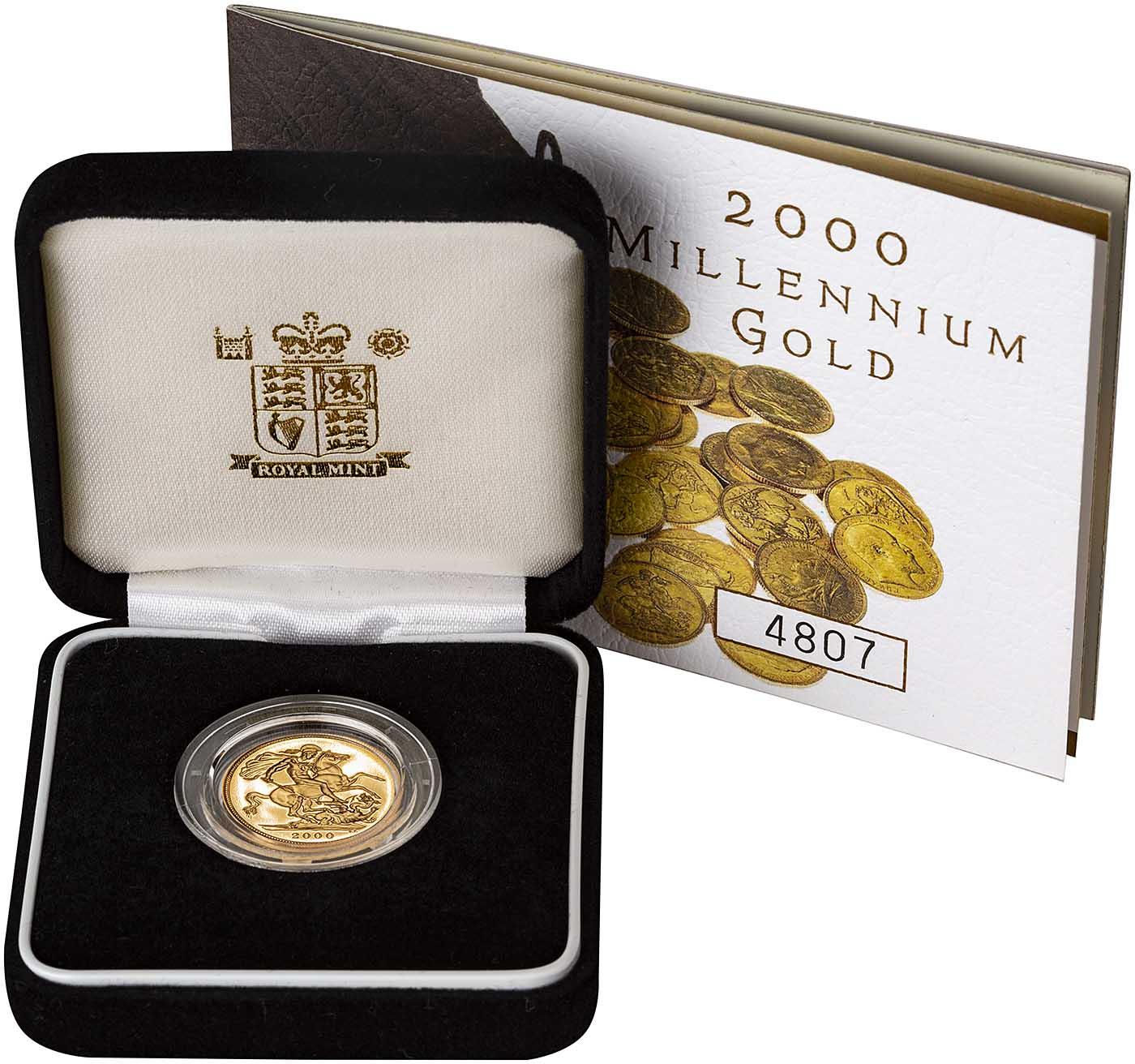 2000 Gold Sovereign Elizabeth II Proof | Chard