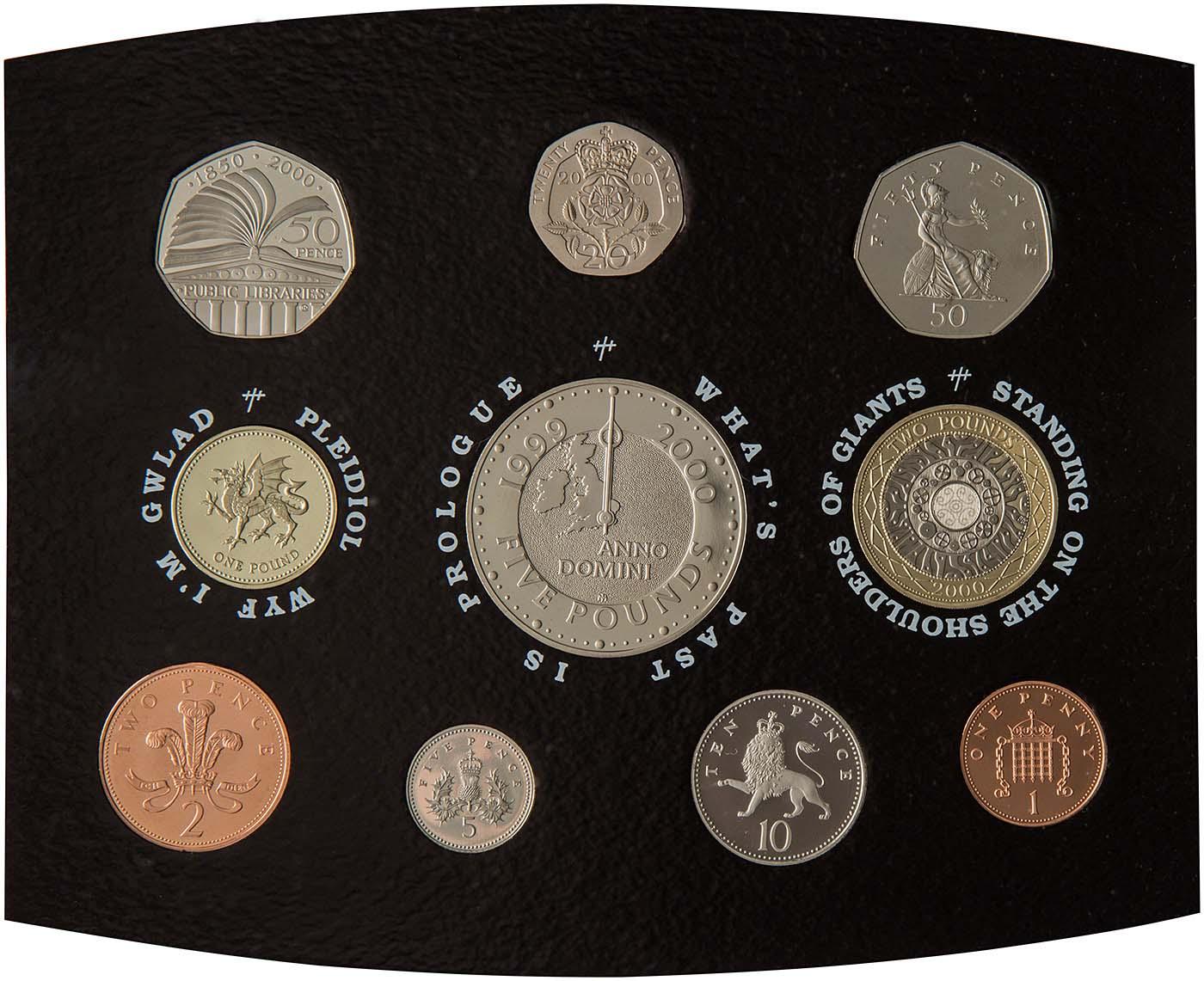 2000 United Kingdom Standard Proof Coin Set l Chards