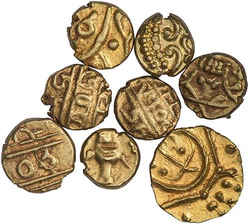 India Gold Fanam Coin l Chard