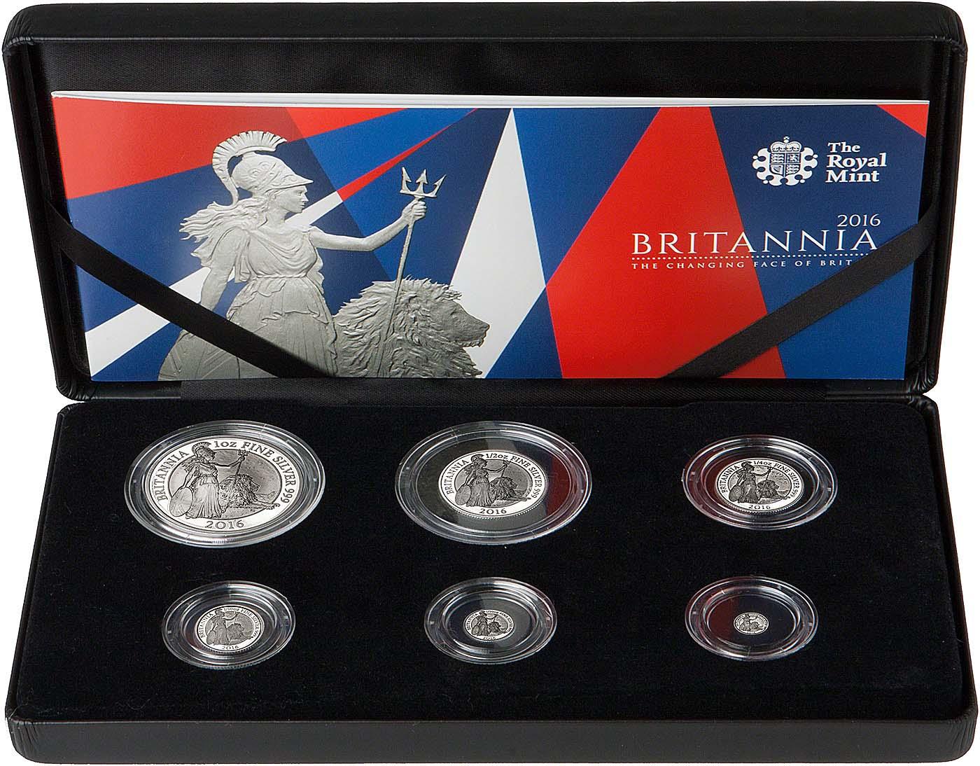 2016 Britannia Six (6) Coin Silver Proof Set l Chard