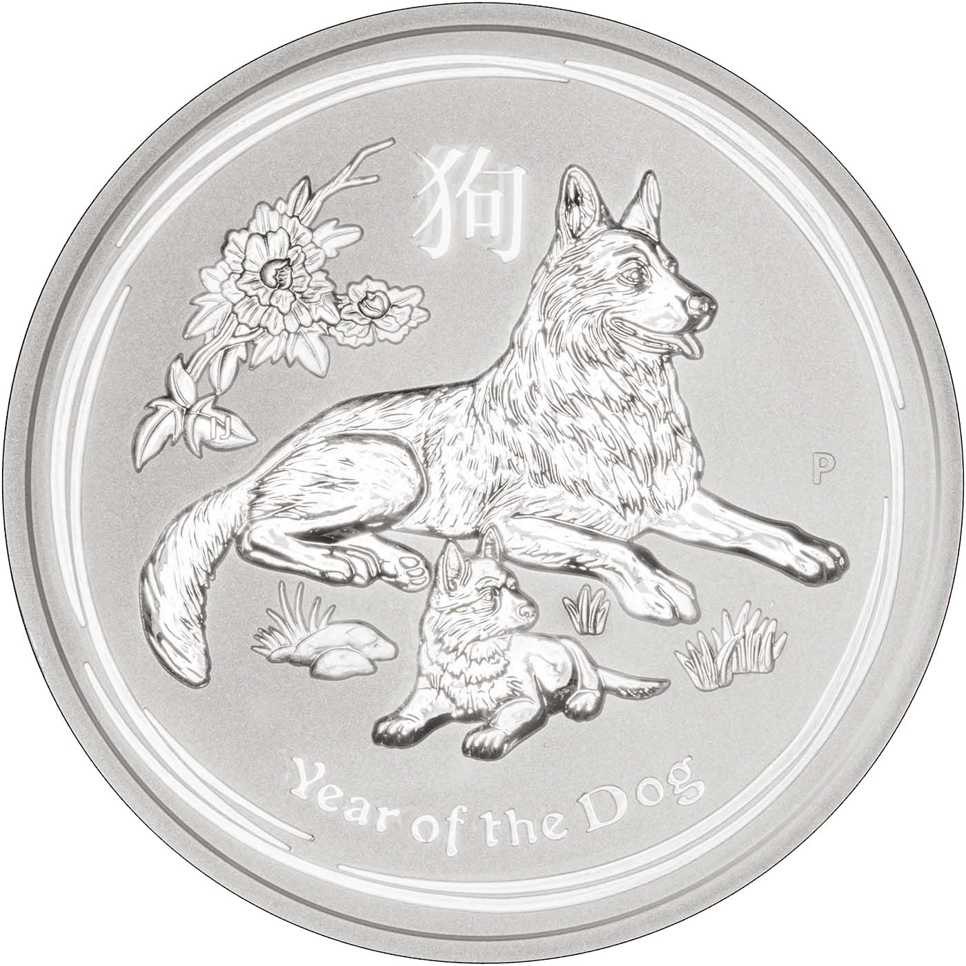 2018 Silver Year of the Dog 5 oz Bullion Coin | Chard