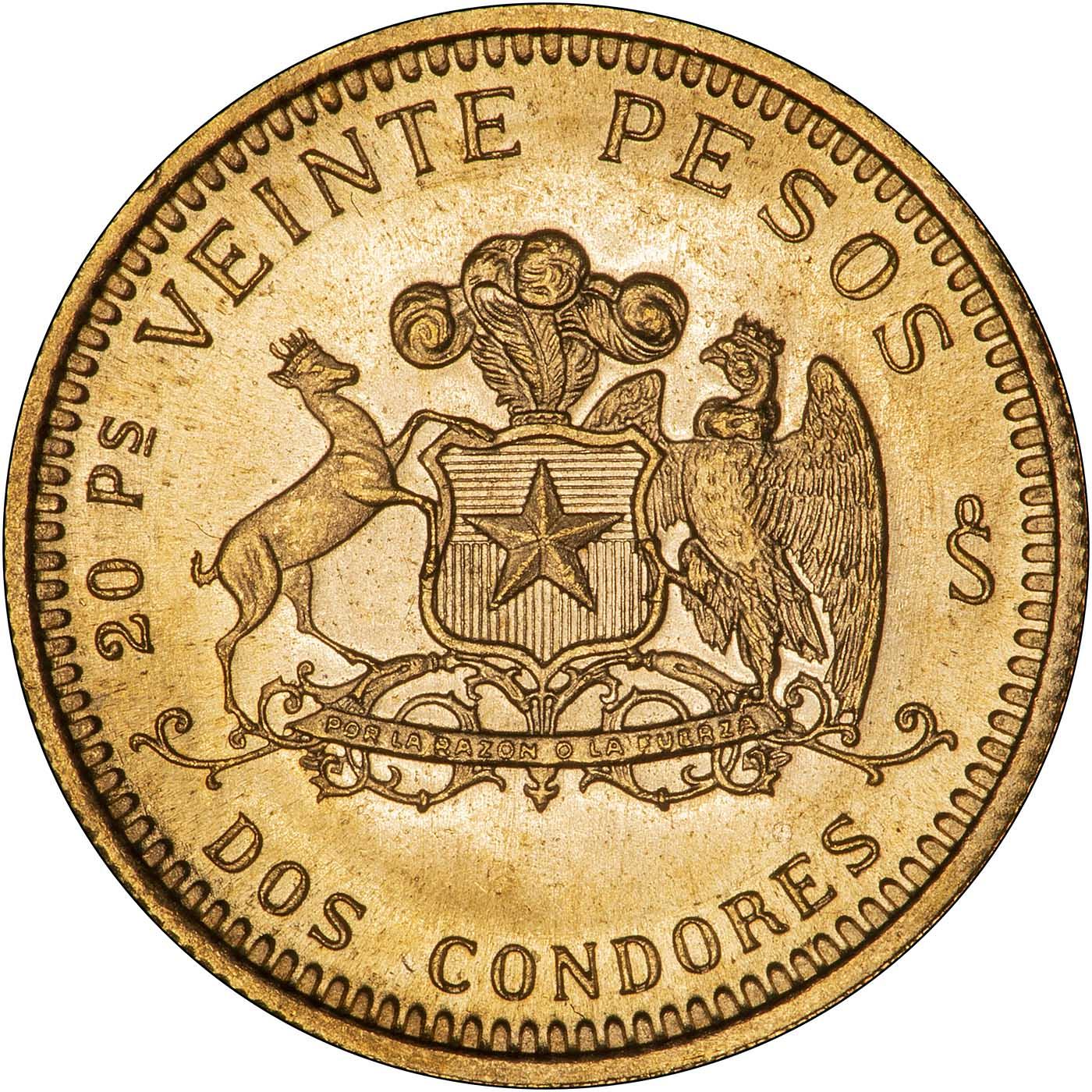 1976 Chile Gold 20 Peso Coin Chards 226 76 1976-chile-gold-20-peso-coin-chards-226-76