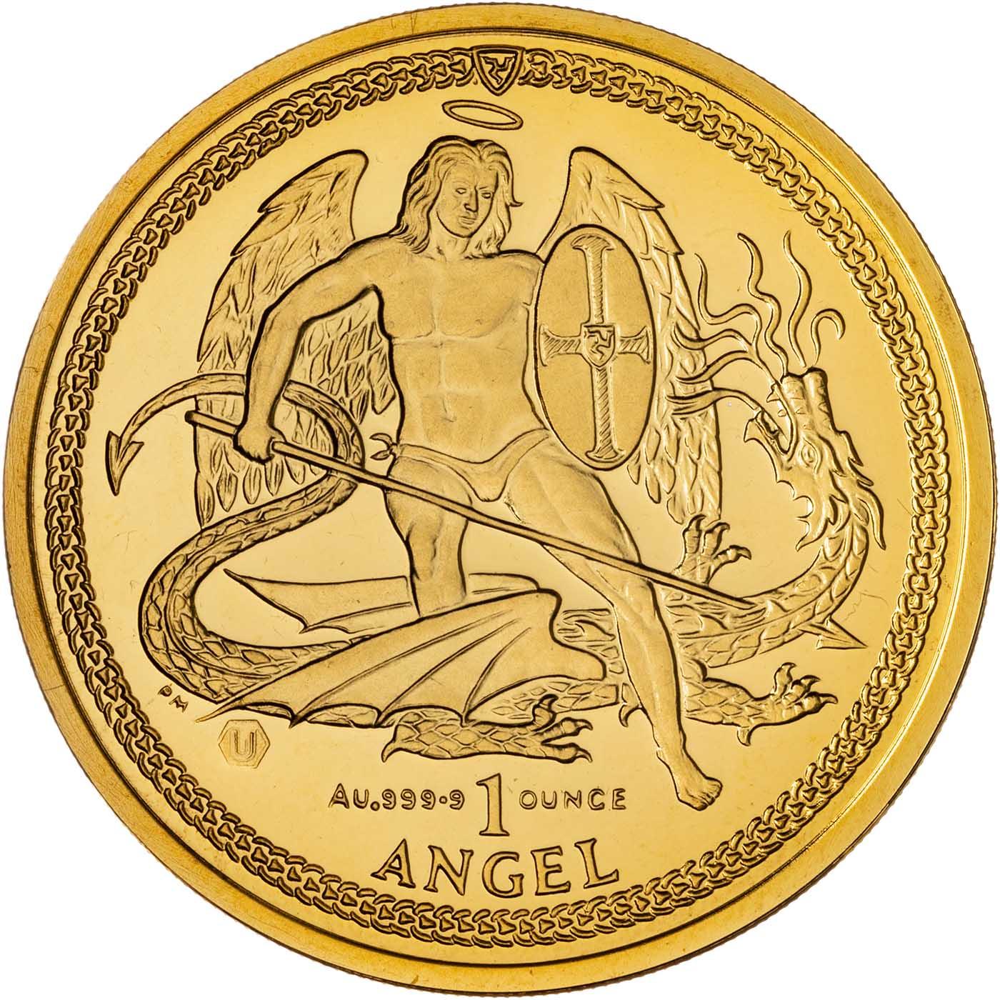 1985 Gold 1 Ounce Angel Coin Isle of Man | Chards