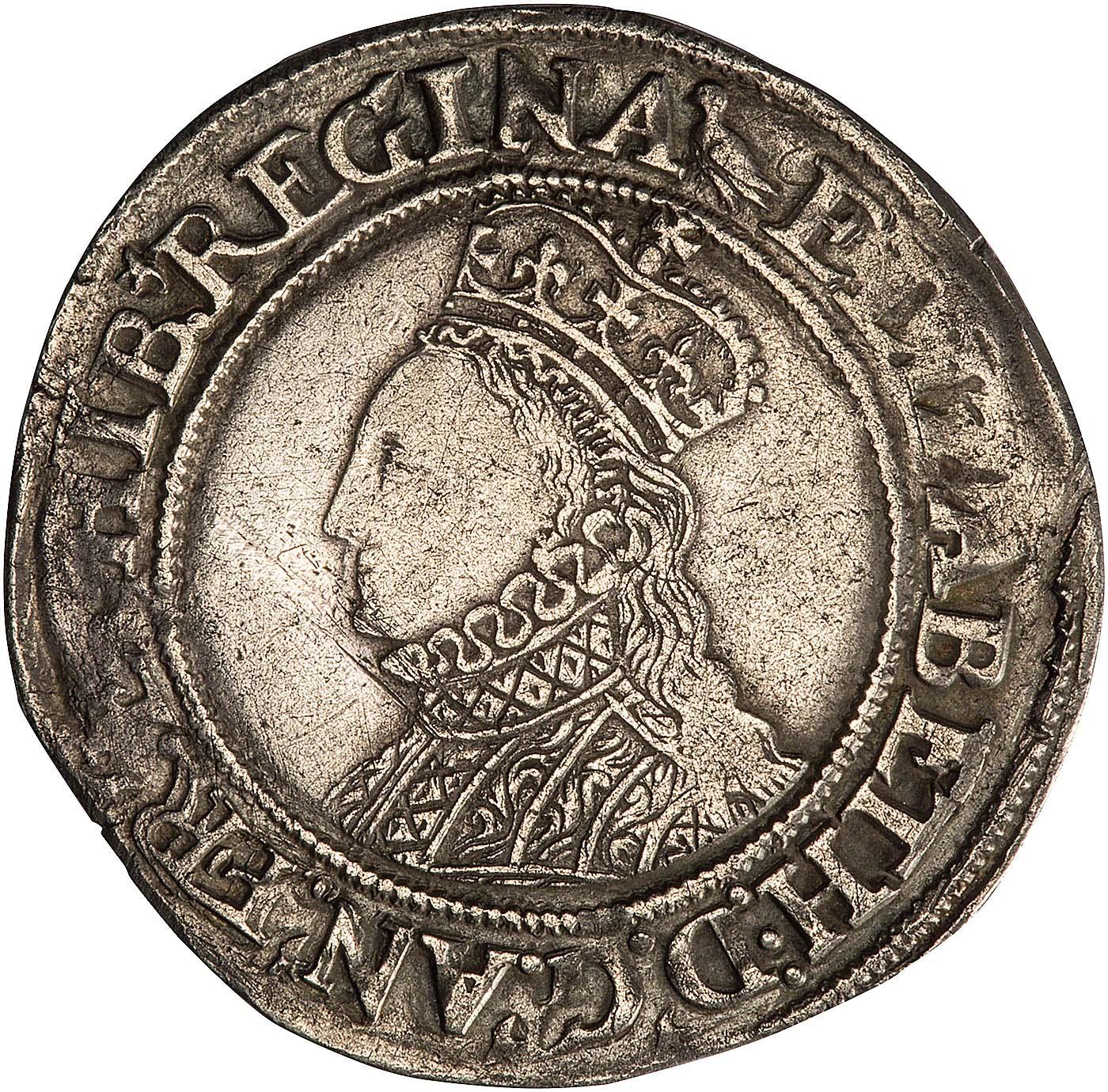 1560-1561 Elizabeth I Silver Shilling l Chard - £630.00