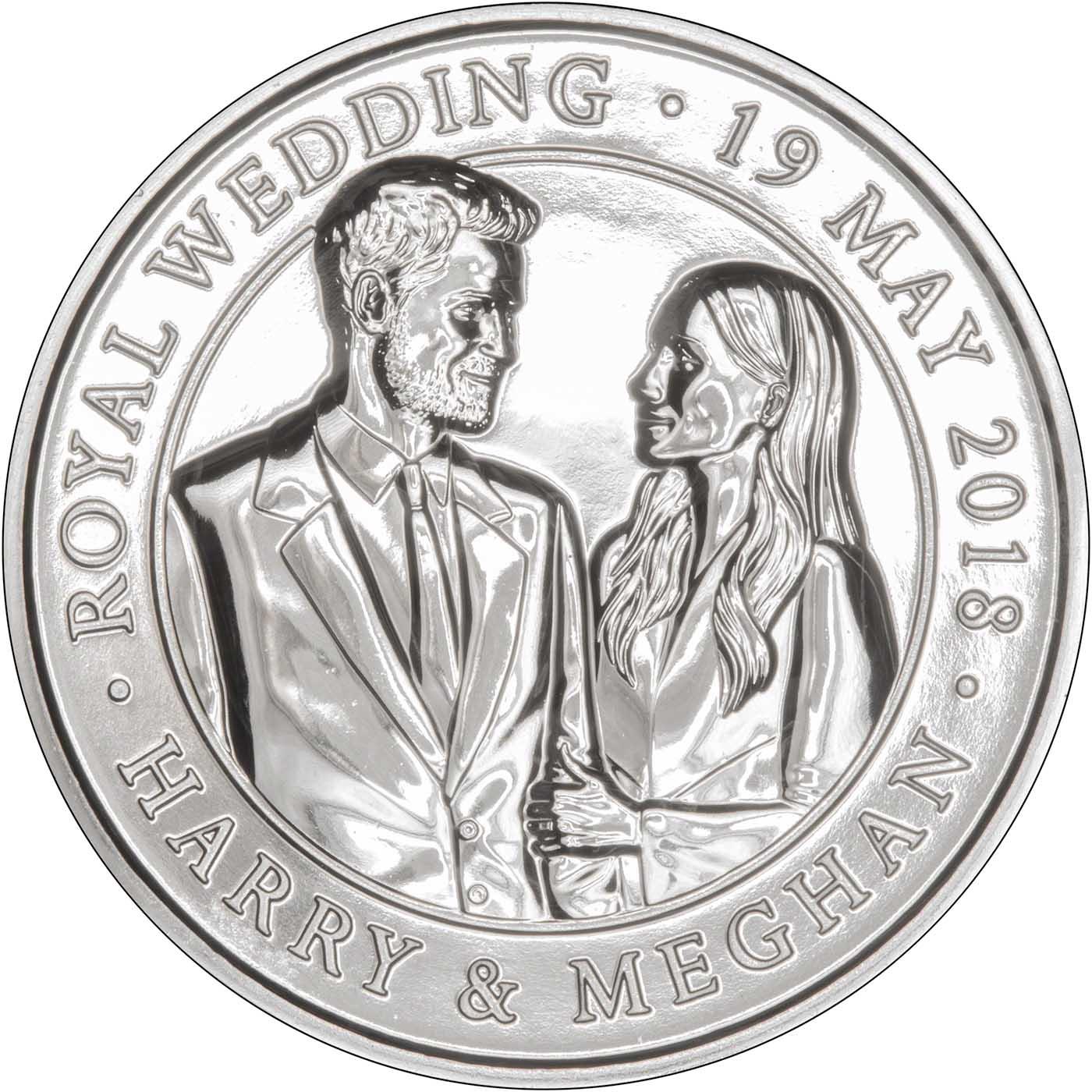 2018 Royal Wedding Harry and Meghan £5 BU Coin | Chard