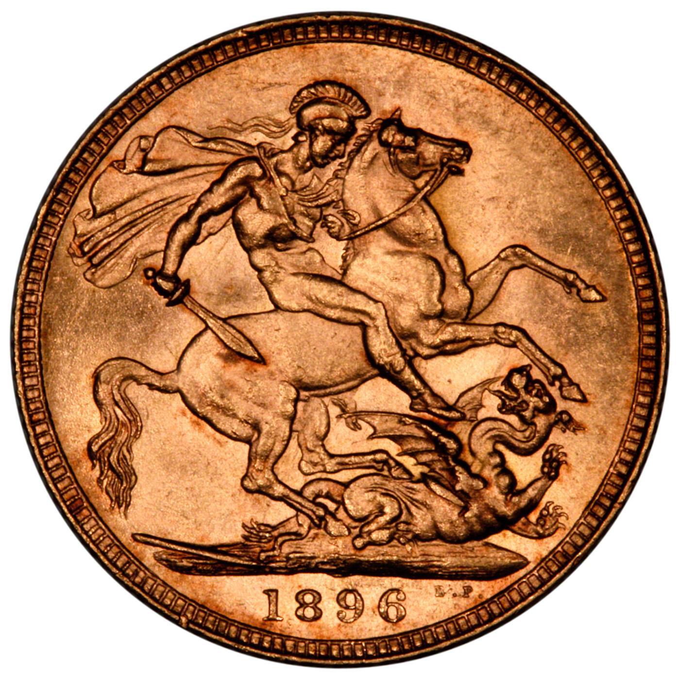 1896 Gold Sovereign Victoria Old Head London | Chards