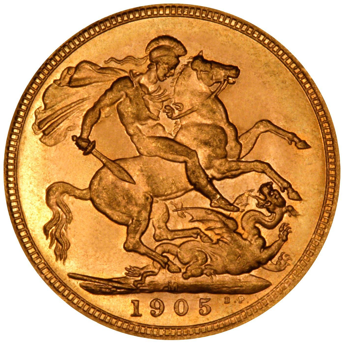 1905 Gold Sovereign Edward VII Melbourne | Chards
