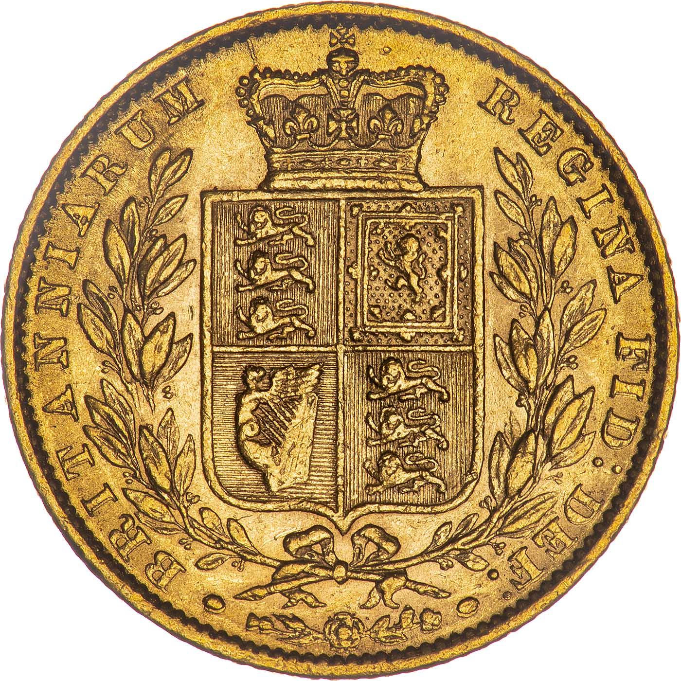 1860 Gold Full Sovereign Victoria London Mint | Chards