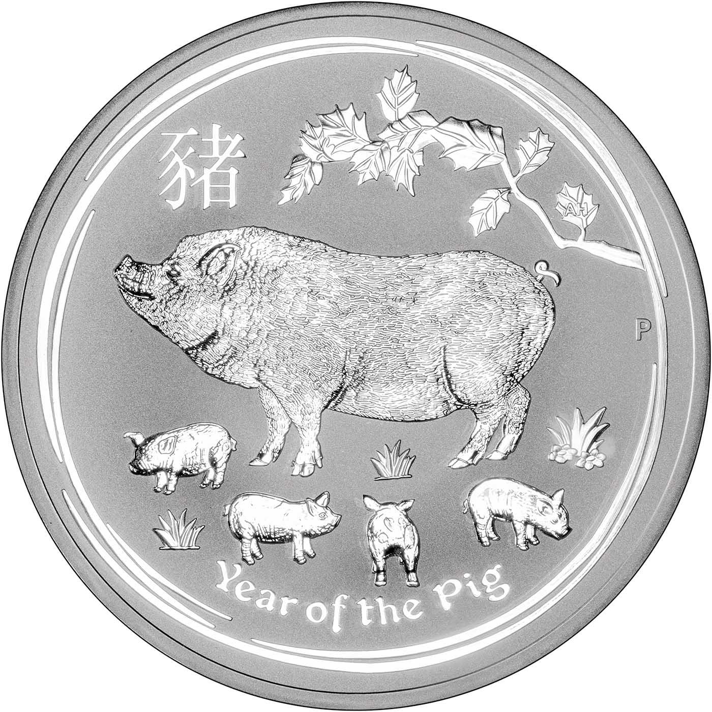 2019 Silver Year of the Pig 5 oz Bullion Coin | Chards