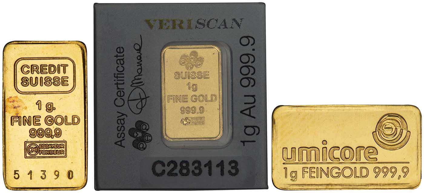 1 Gram Gold Bar | Investment Bullion | Chards - £80.63