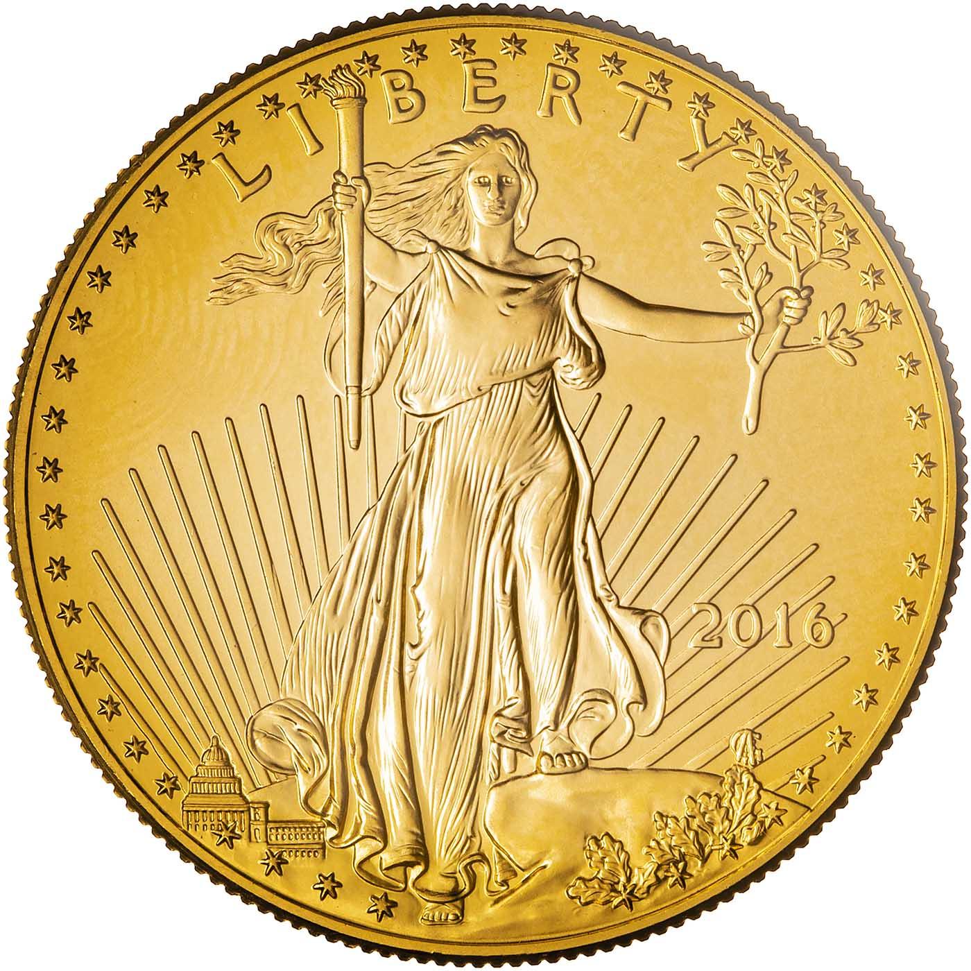 2016 Gold 1 oz Eagle Coin US Mint | Chards - £2,030.04